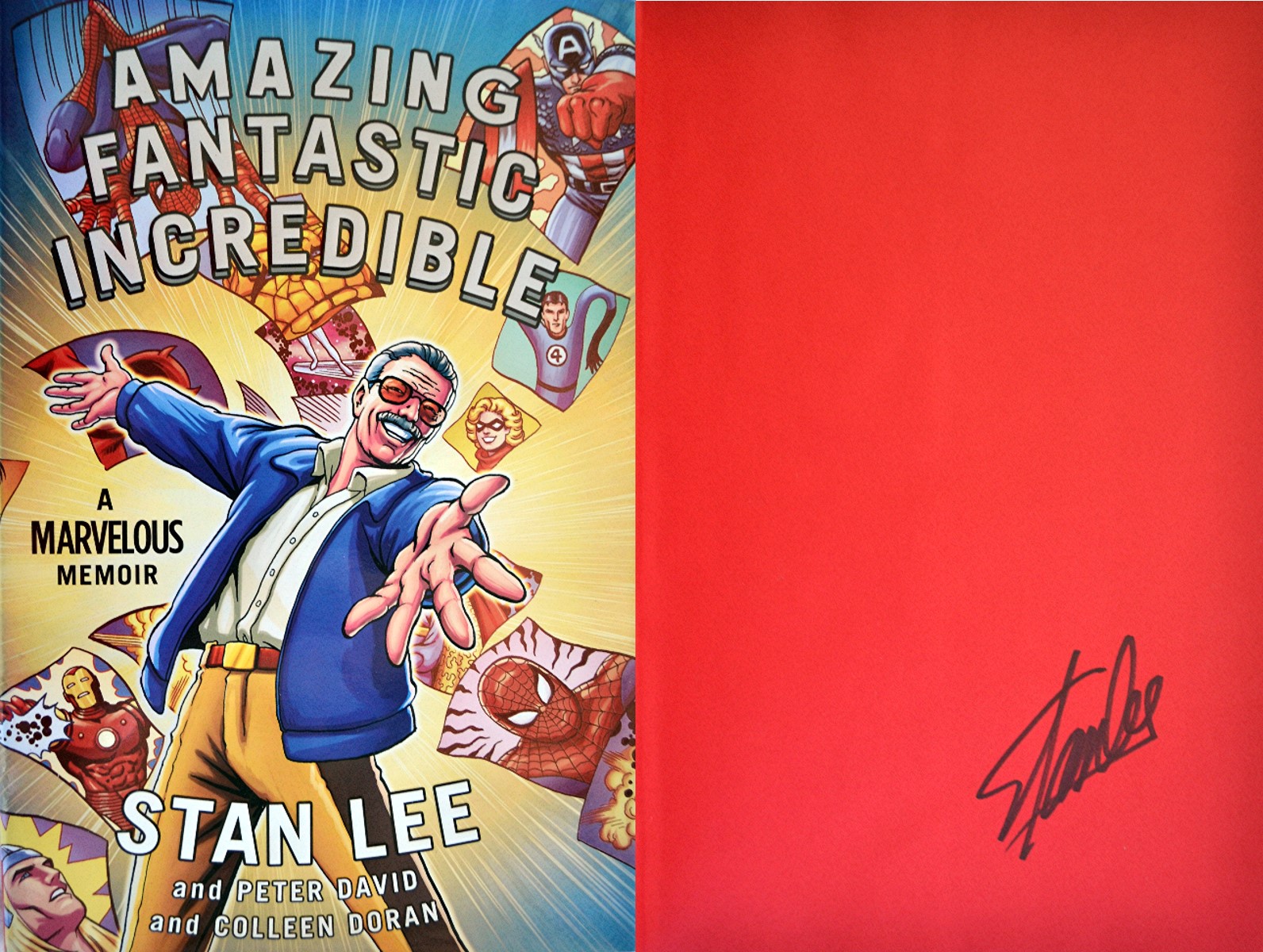 Amazing Fantastic Incredible: A Marvelous Memoir **SIGNEDIN PERSON by ...